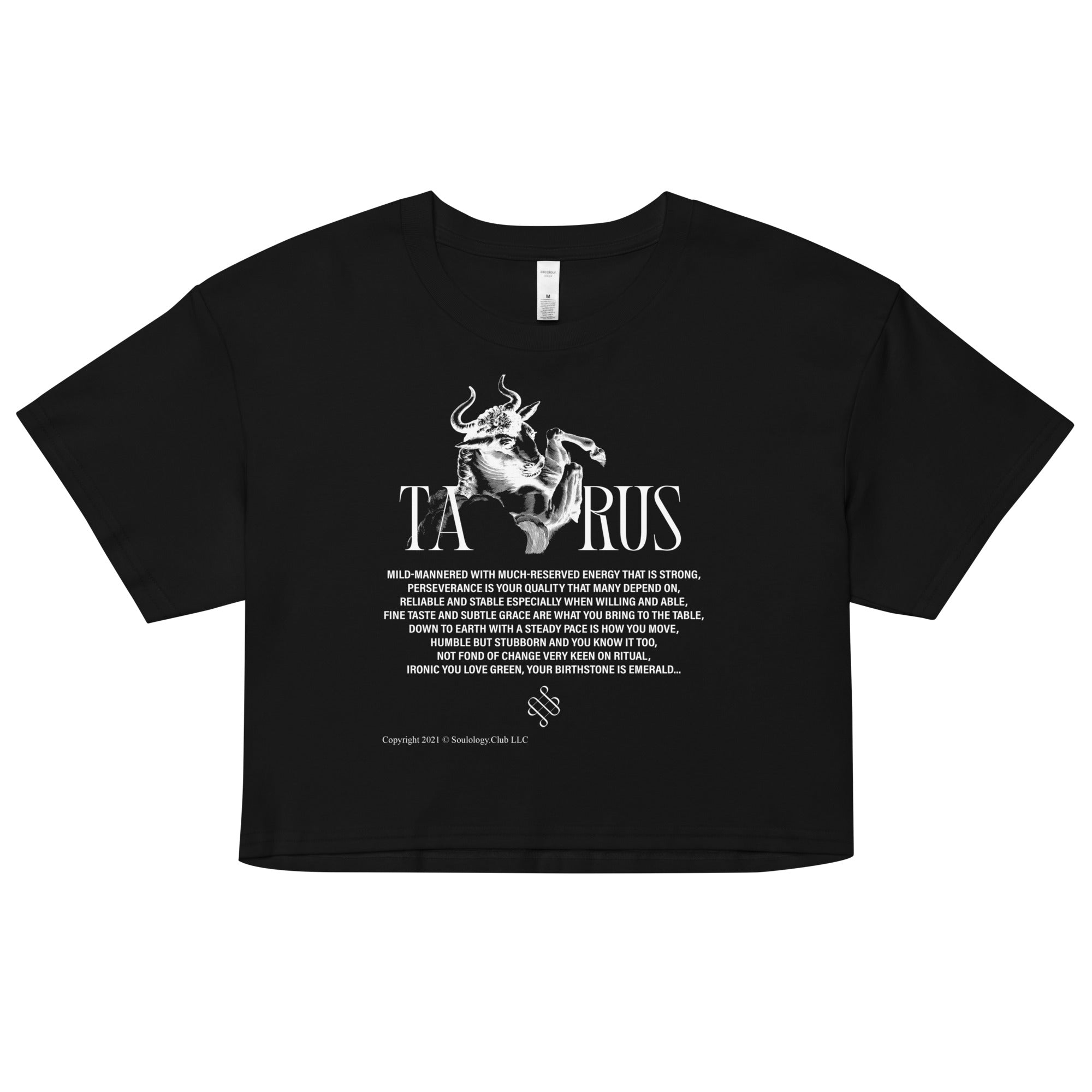Taurus Zodiac Crop Top – Soulology.Club